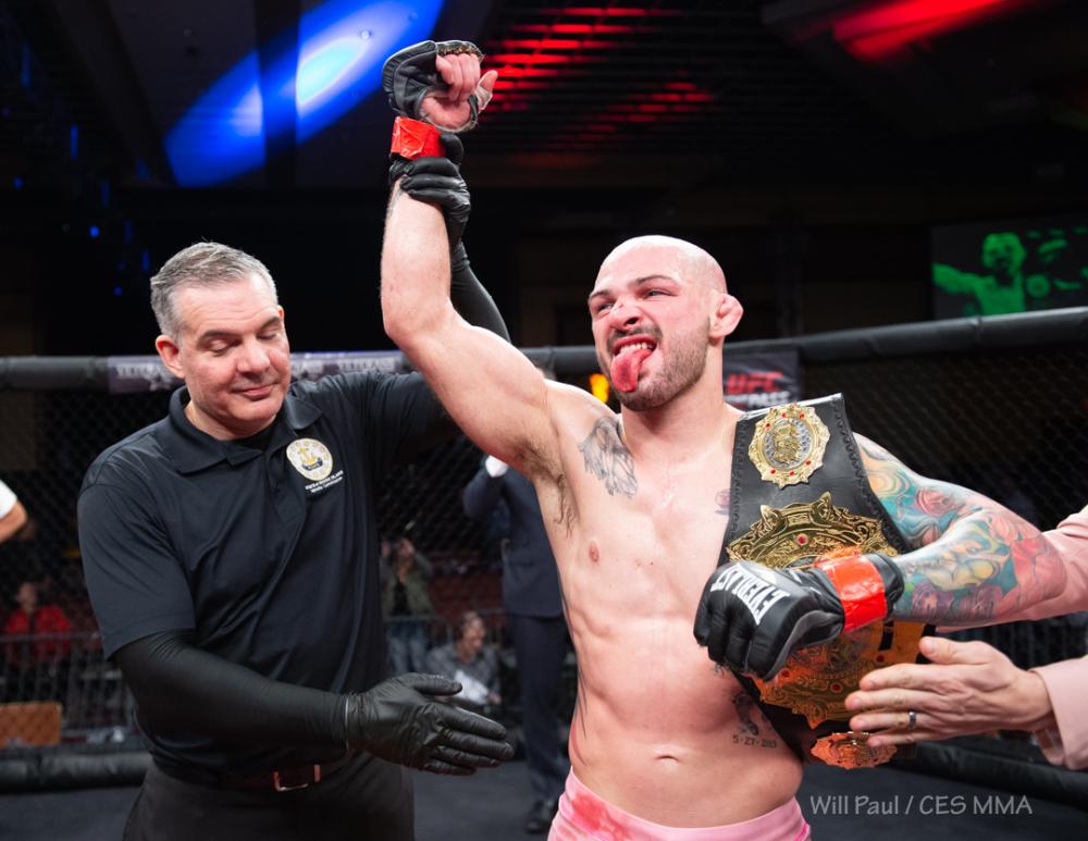 JOHN GOTTI III REMAINS UNDEFEATED AT CES MMA - REAL COMBAT MEDIA